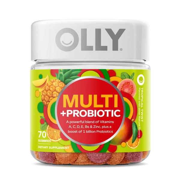 OLLY Multi + Probiotic Gummies – Daily Digestive & Wellness Support ...