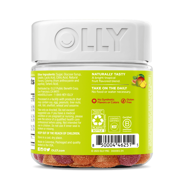 OLLY Multi + Probiotic Gummies – Daily Digestive & Wellness Support ...